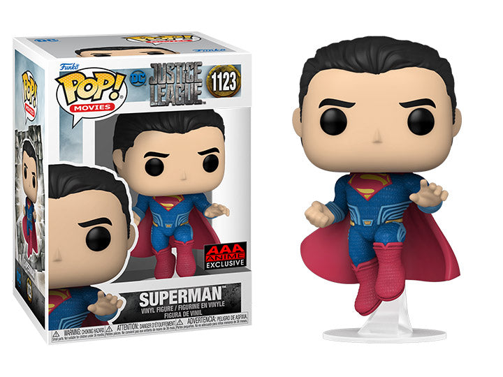 Funko Pop! Movies DC Justice League AAA Anime Exclusive Superman #1123 ...